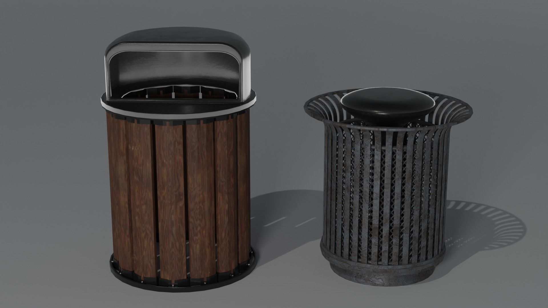 Trash cans 3D model | CGTrader