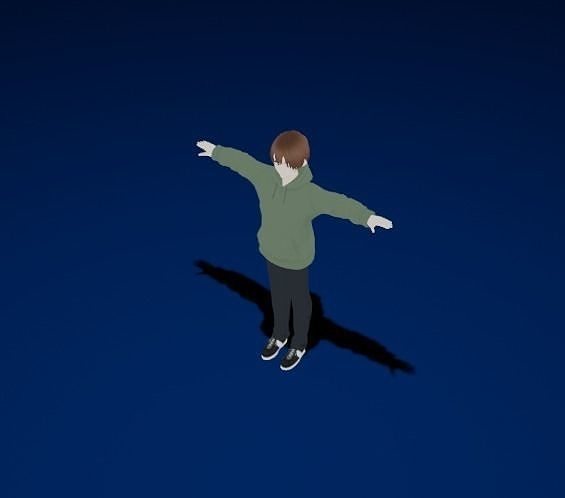 3D model Anime Man Character - Basic Style 4 VR / AR / low-poly | CGTrader