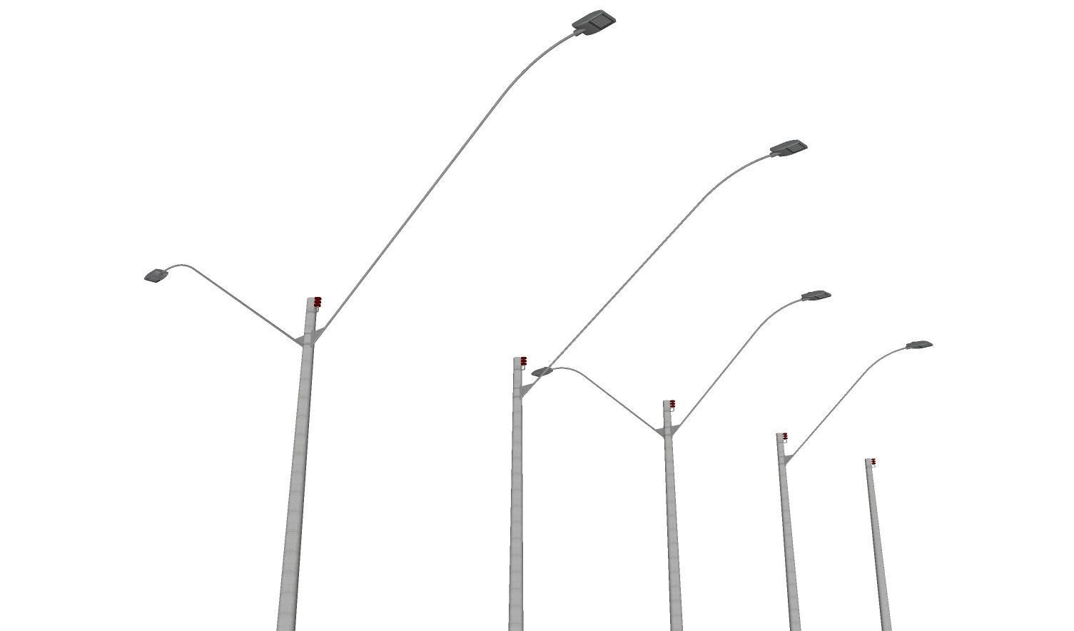 Concrete Lamp Post - Light Pole - Street Light - Group 16 3D model ...