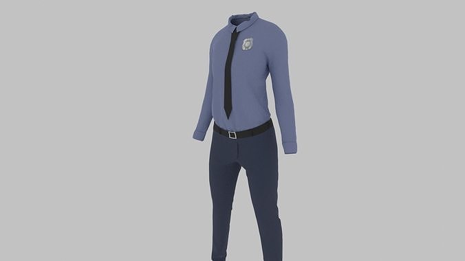 3D model Police Uniform VR / AR / low-poly | CGTrader
