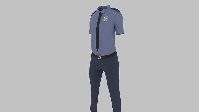 3D model Police Uniform VR / AR / low-poly | CGTrader