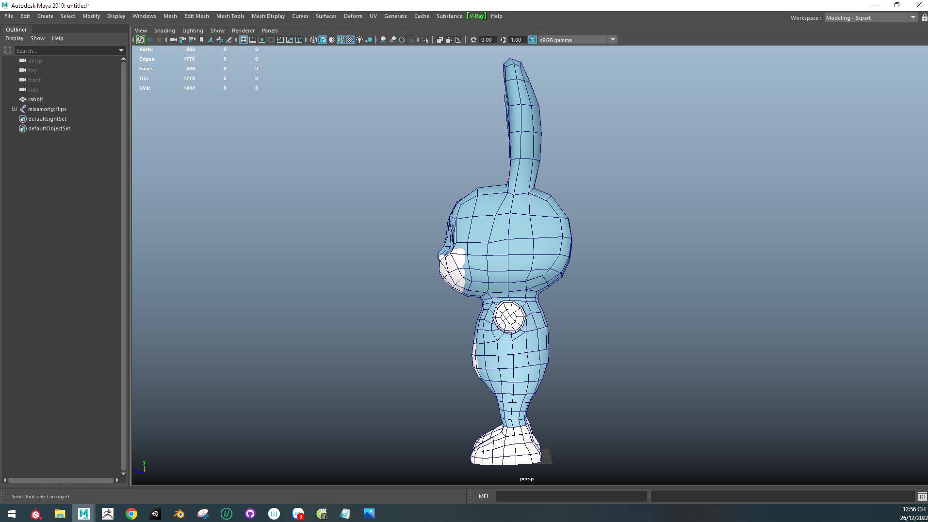 3D model Character012 Animated Rabbit 3D VR / AR / low-poly | CGTrader