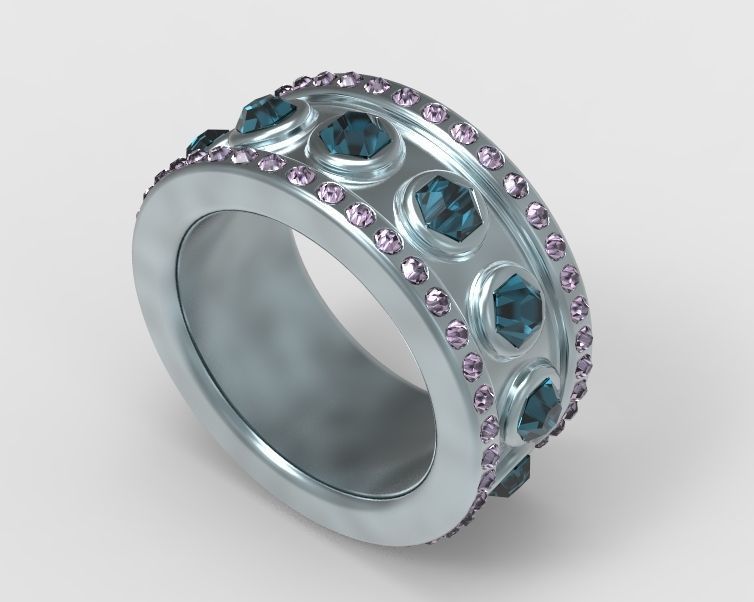 Finger Ring-01 3D model 3D printable | CGTrader