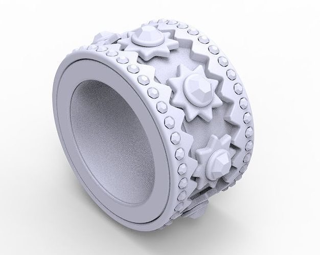Finger Ring-02 3D model 3D printable | CGTrader
