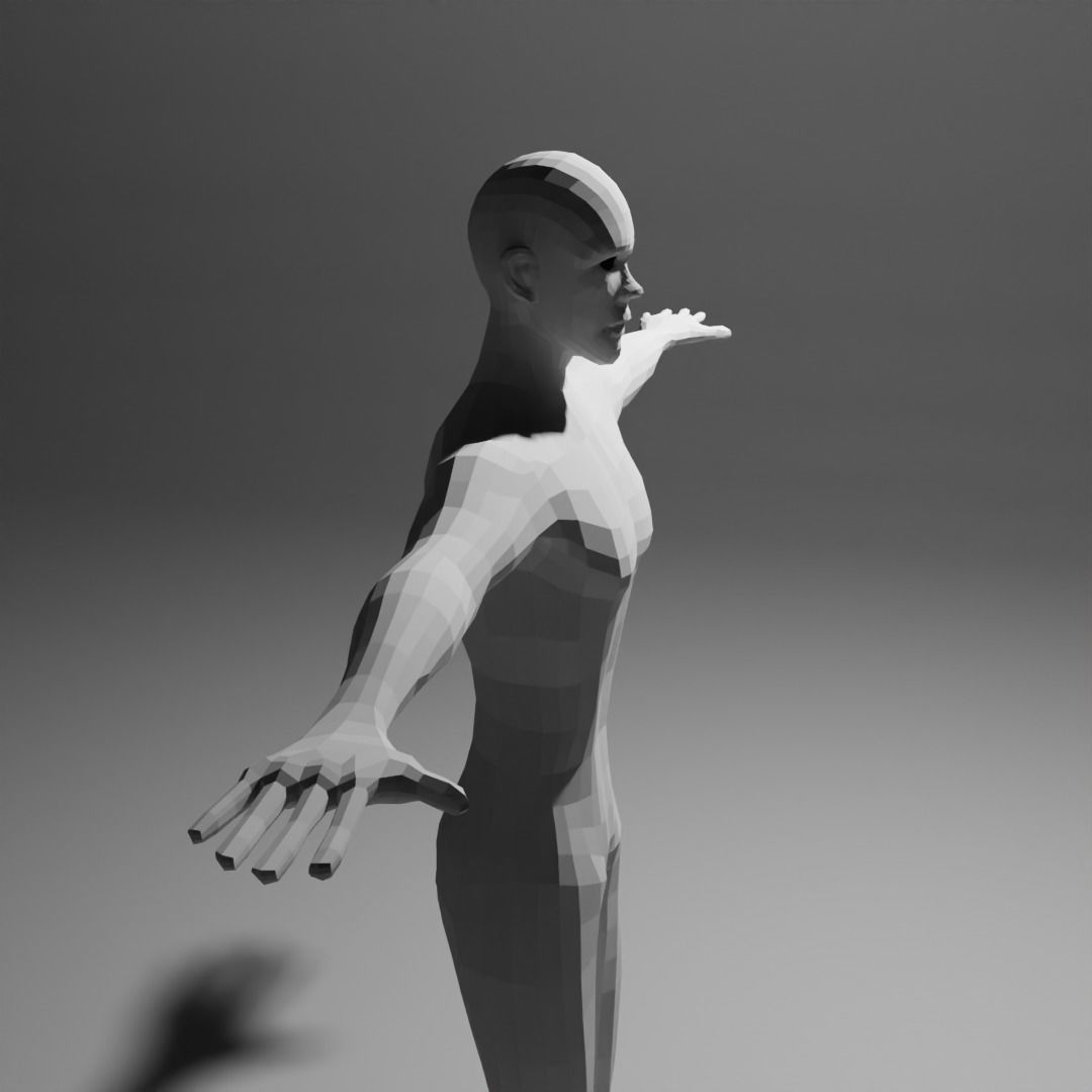 3D model Male base model VR / AR / low-poly | CGTrader