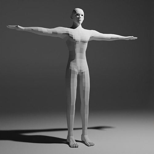 3D model Male base model VR / AR / low-poly | CGTrader