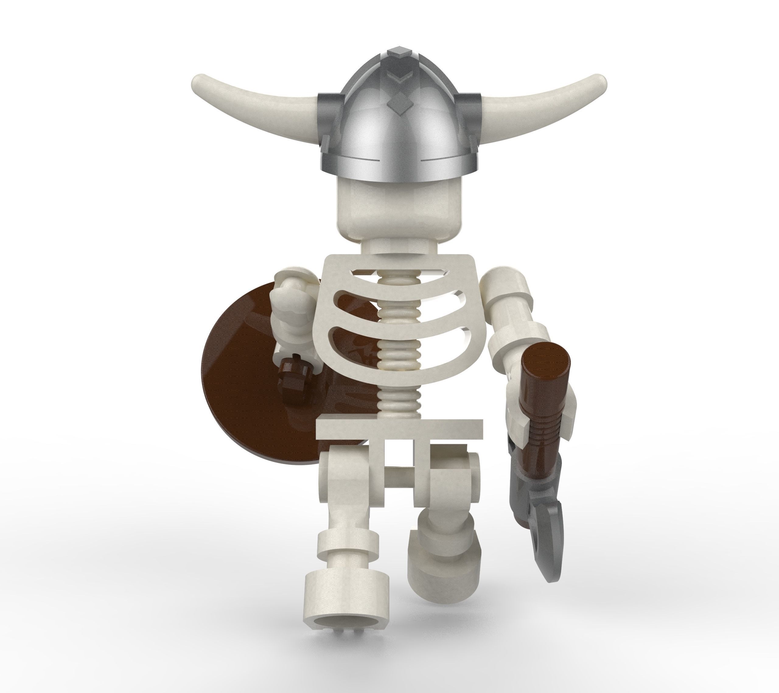 Lego Skeleton Viking 3D model | CGTrader