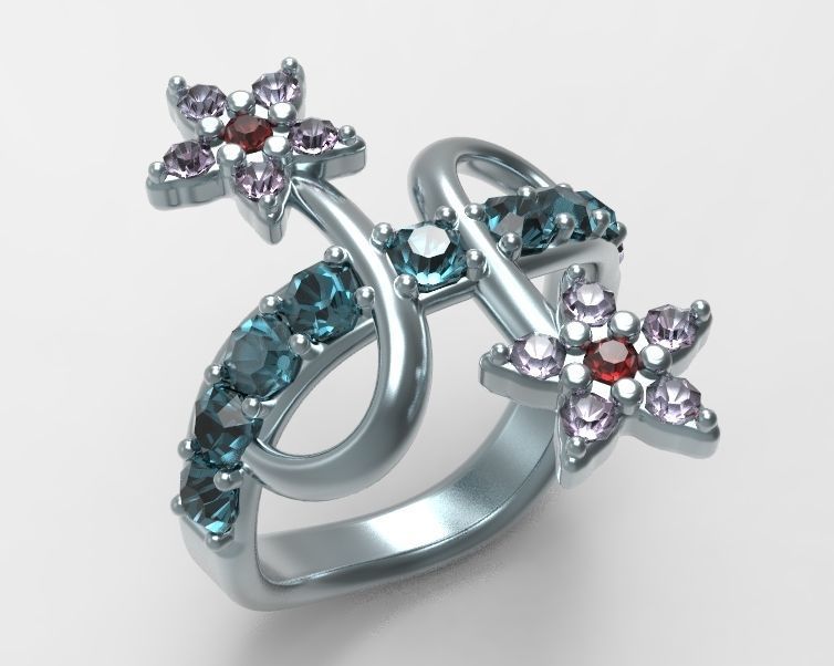 Finger Ring-05 3D model 3D printable | CGTrader