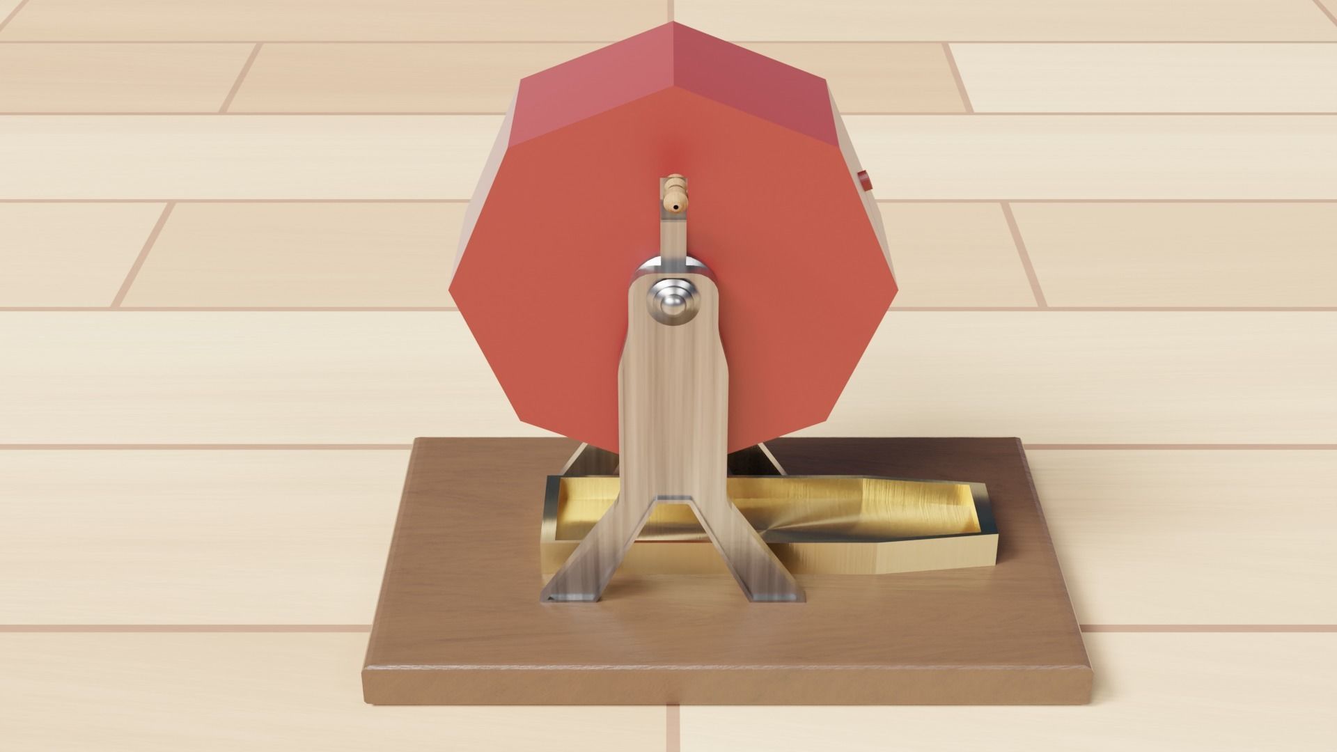 Fukubiki Garapon Traditional Lottery Machine 3D model | CGTrader