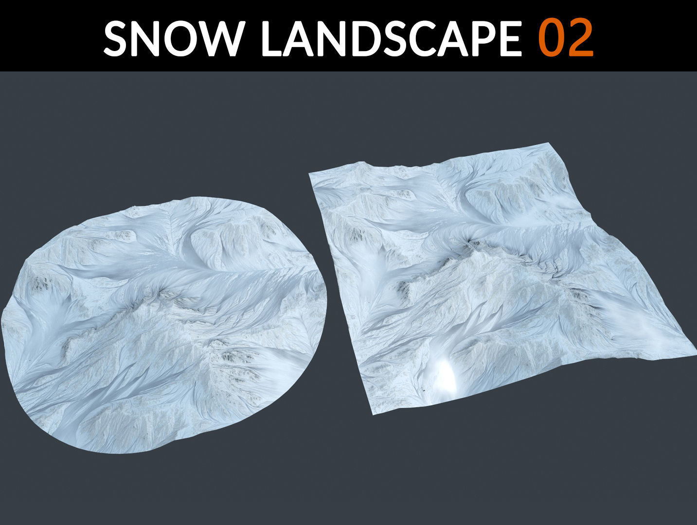 3D model Snow Landscapes Collection VR / AR / low-poly | CGTrader