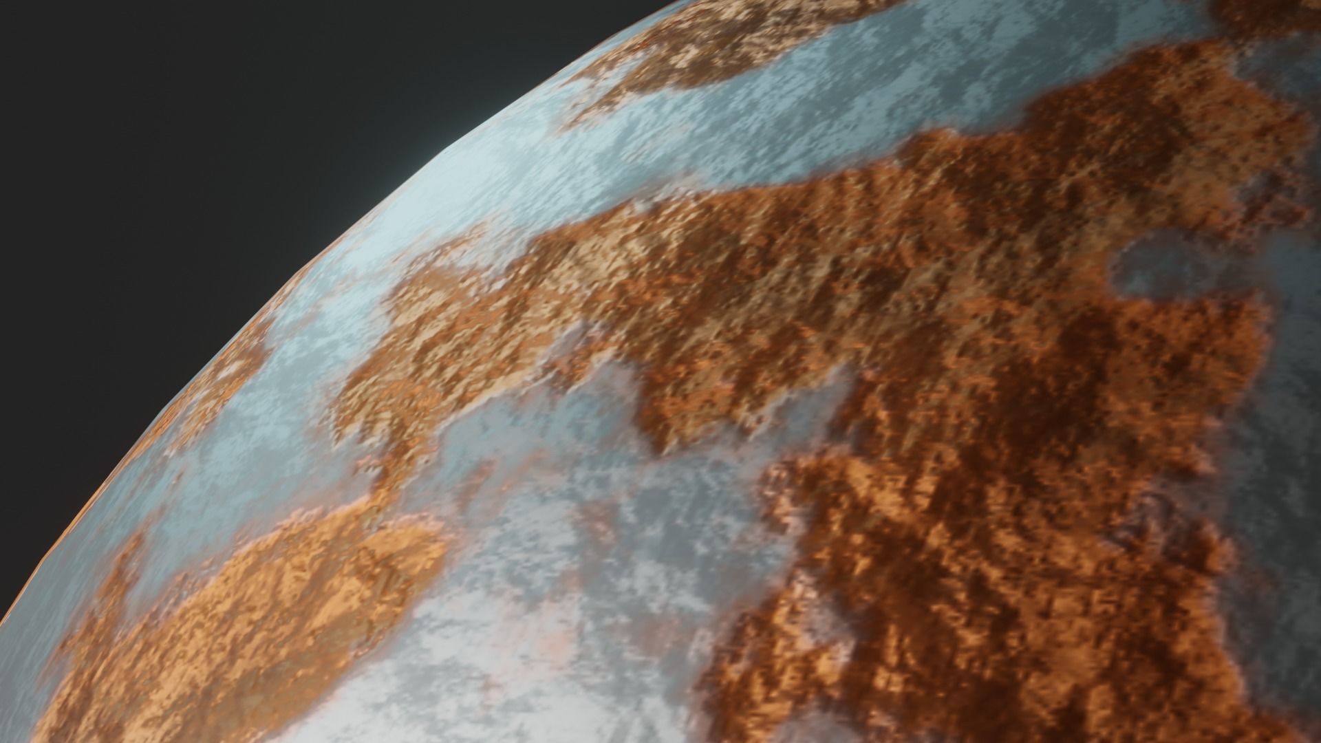 Metallic rusty space orb 3D model | CGTrader