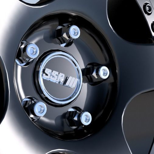 SSR PROFESSOR SP1 18 INCH RIMS with advan tires 3D model 3D printable ...