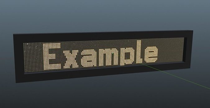 Procedural Projection 3D model | CGTrader