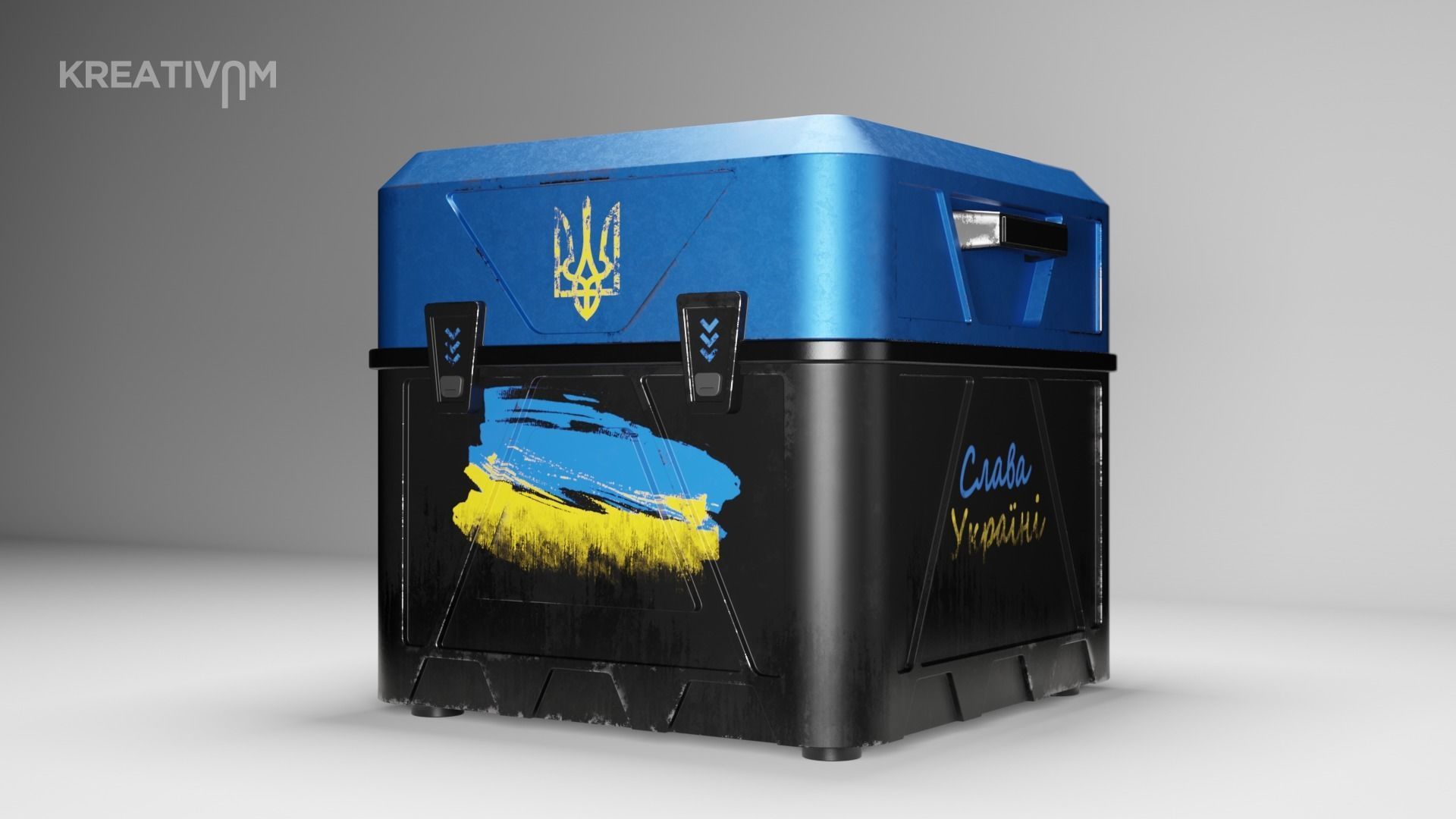 Case Ukraine Style 3D model | CGTrader