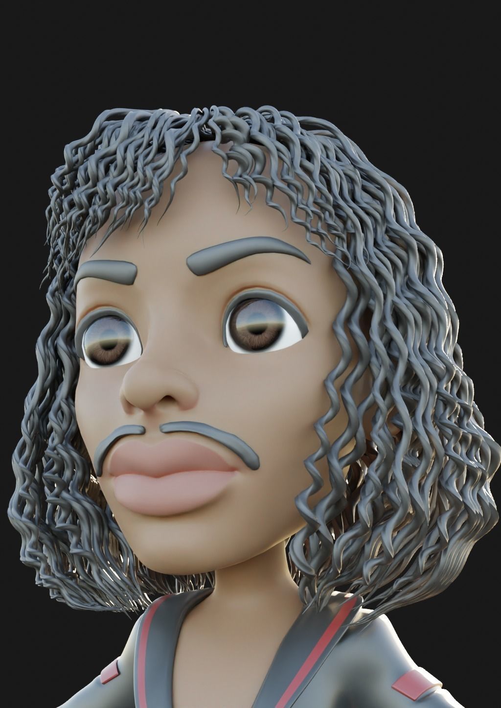Guy Boy Man Rick James 3D model rigged | CGTrader