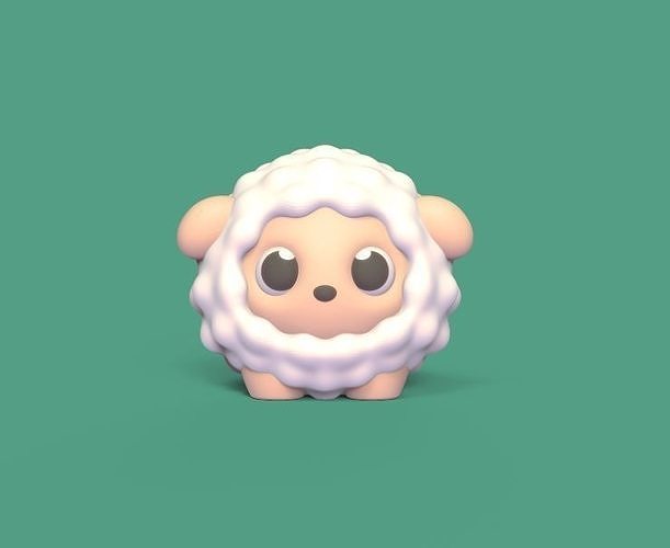 Baby Sheep 3D model 3D printable | CGTrader