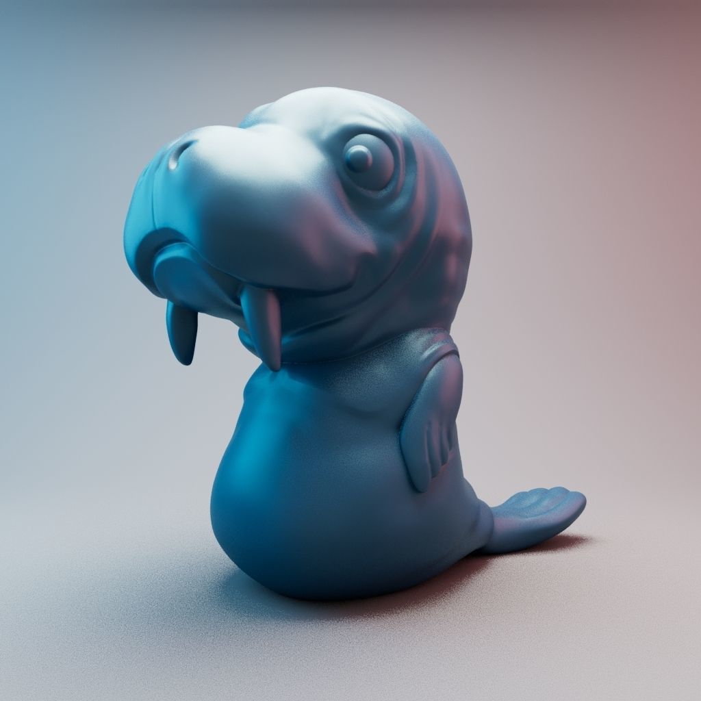 Walru Saurus 3D model 3D printable | CGTrader