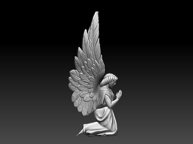 angel figurine 3D model 3D printable | CGTrader