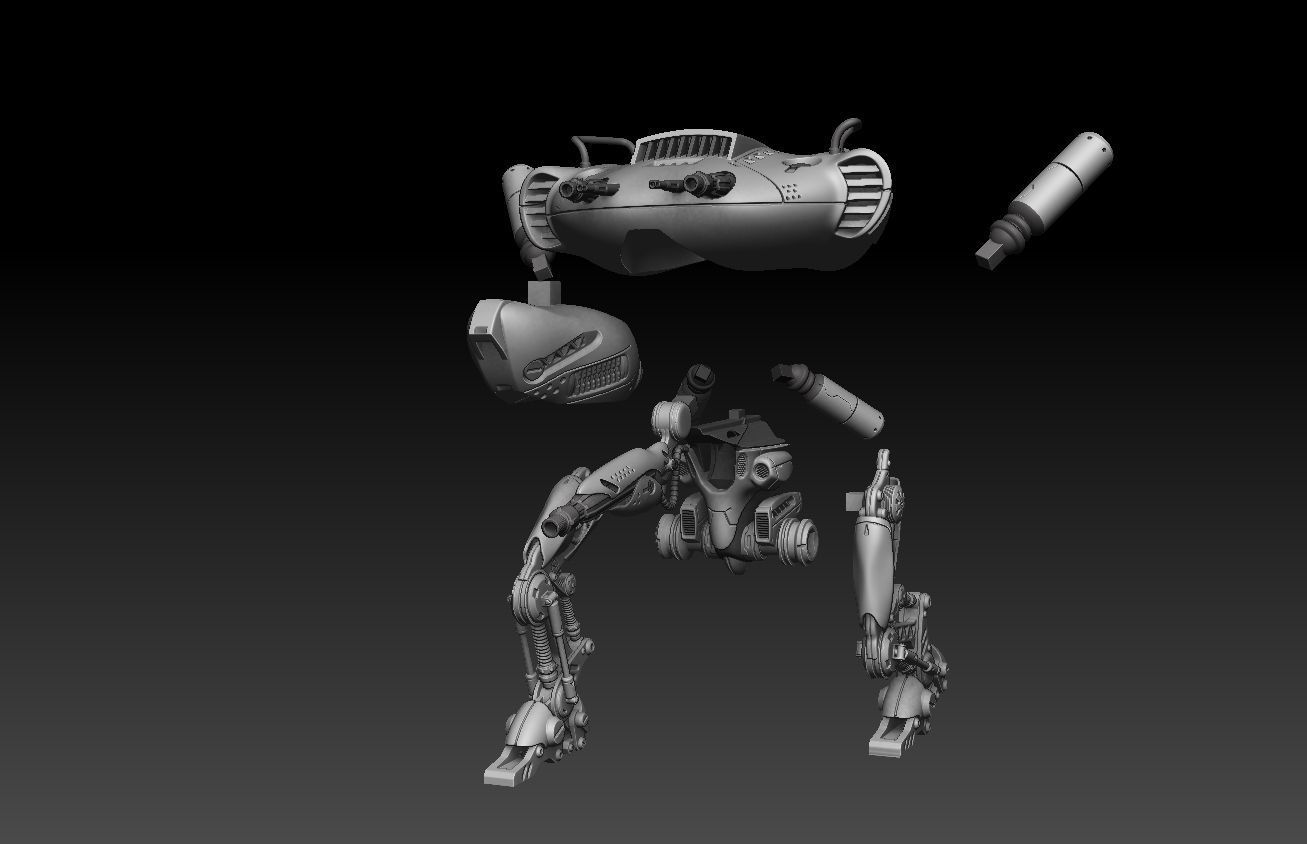 Robot 3D printing files 3D model 3D printable | CGTrader