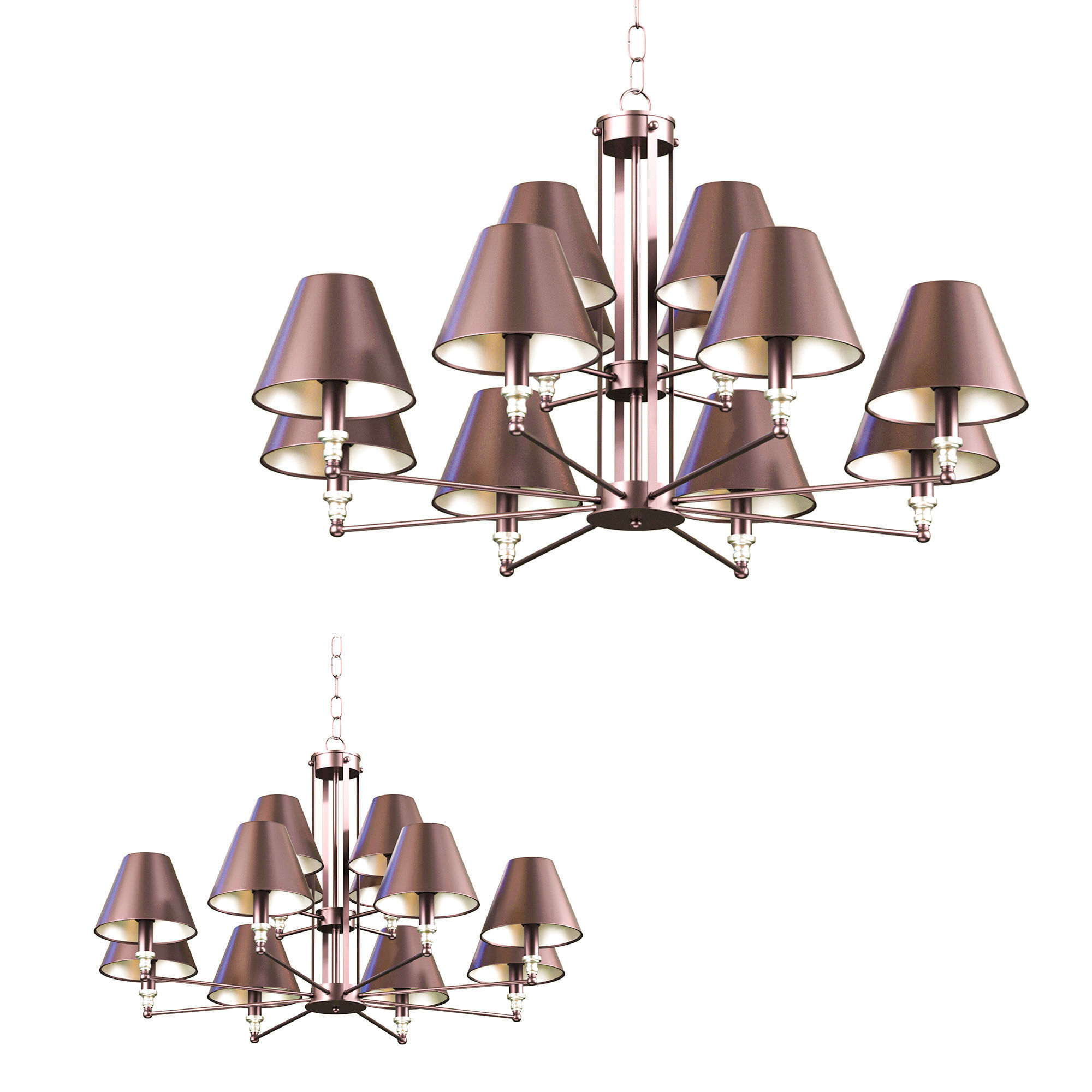 Seven Lights Base 3D model | CGTrader