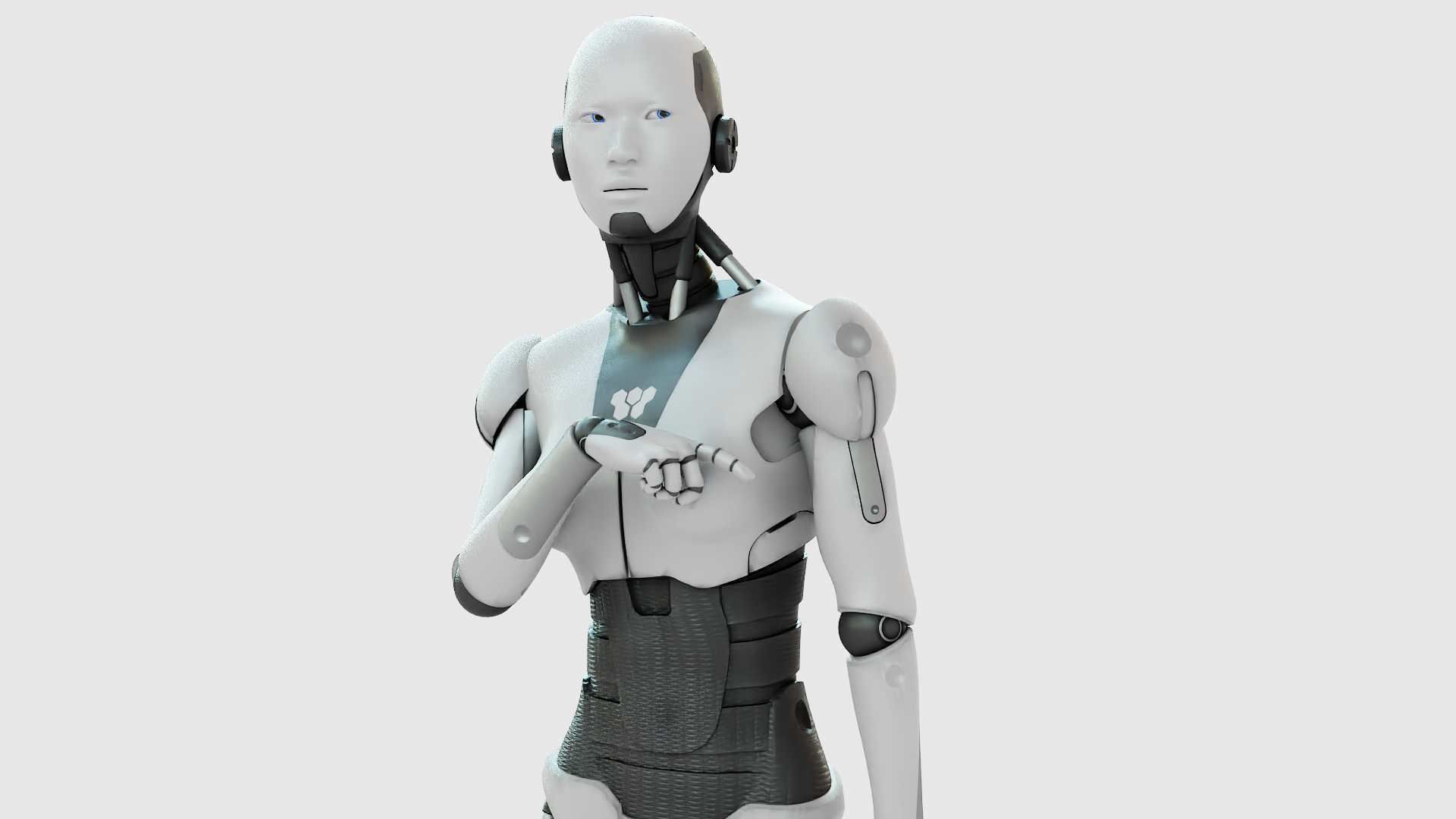 HUMANOID M-3200 RIGGED 3D model rigged | CGTrader