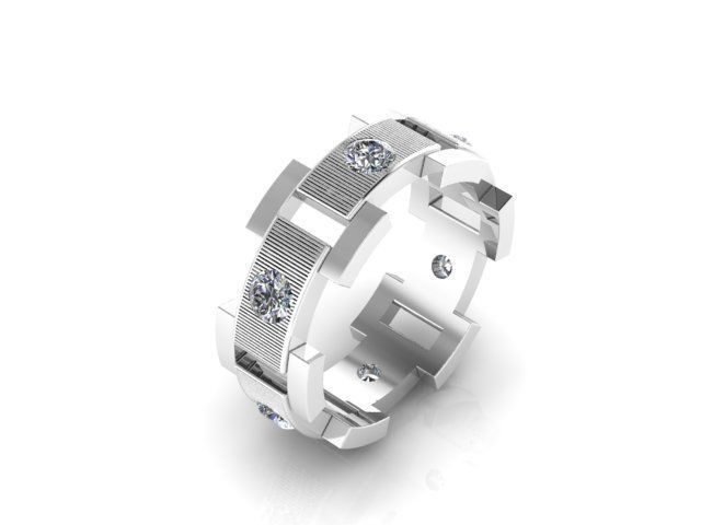 Ring for Mens 3D model 3D printable | CGTrader