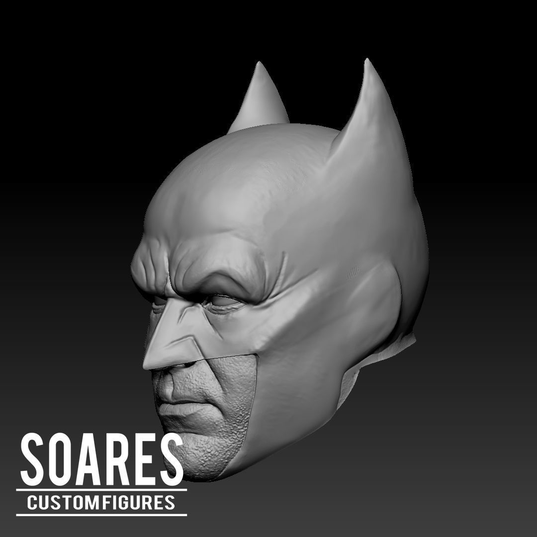 Batman - head 3D model 3D printable | CGTrader