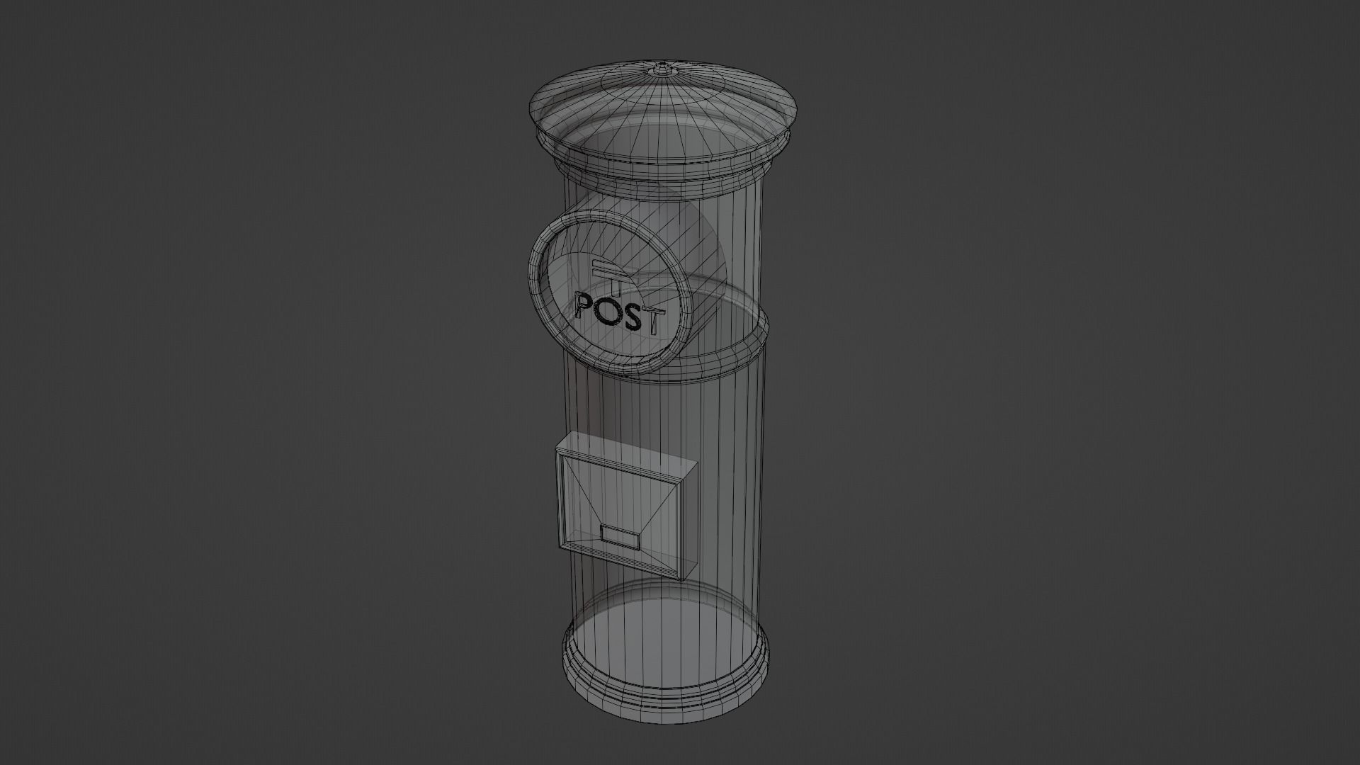 Japanese Mail Box 3D model | CGTrader