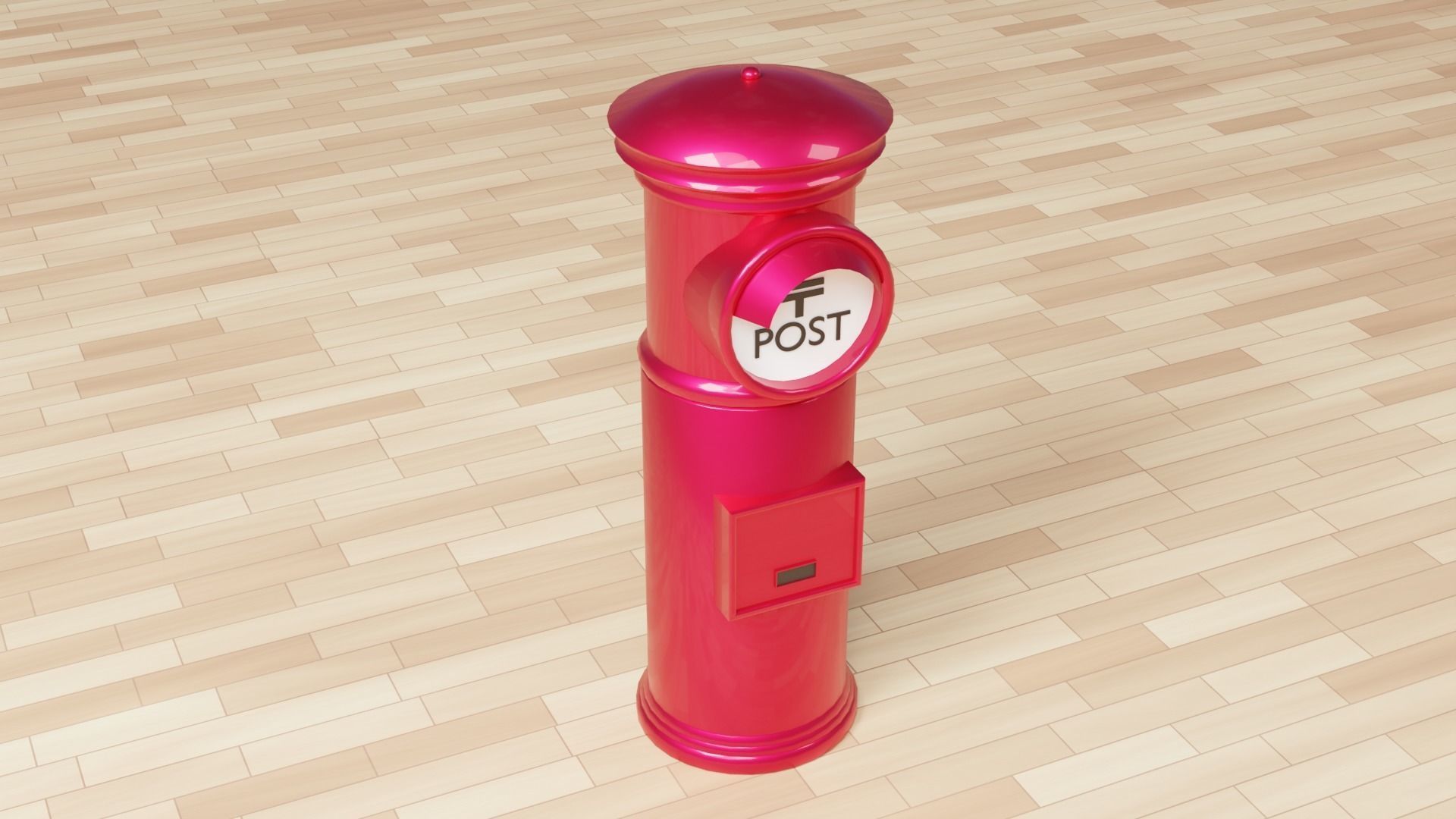 Japanese Mail Box 3D model | CGTrader