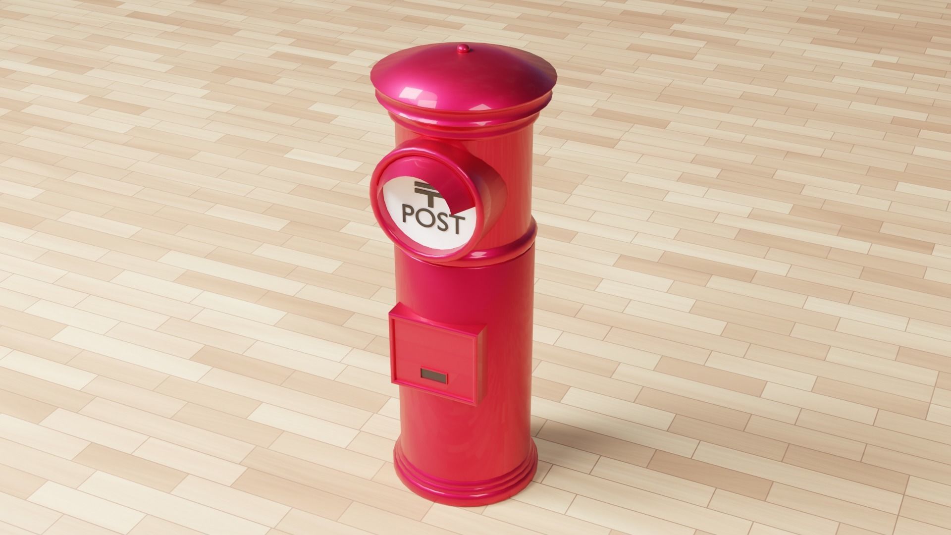 Japanese Mail Box 3D model | CGTrader