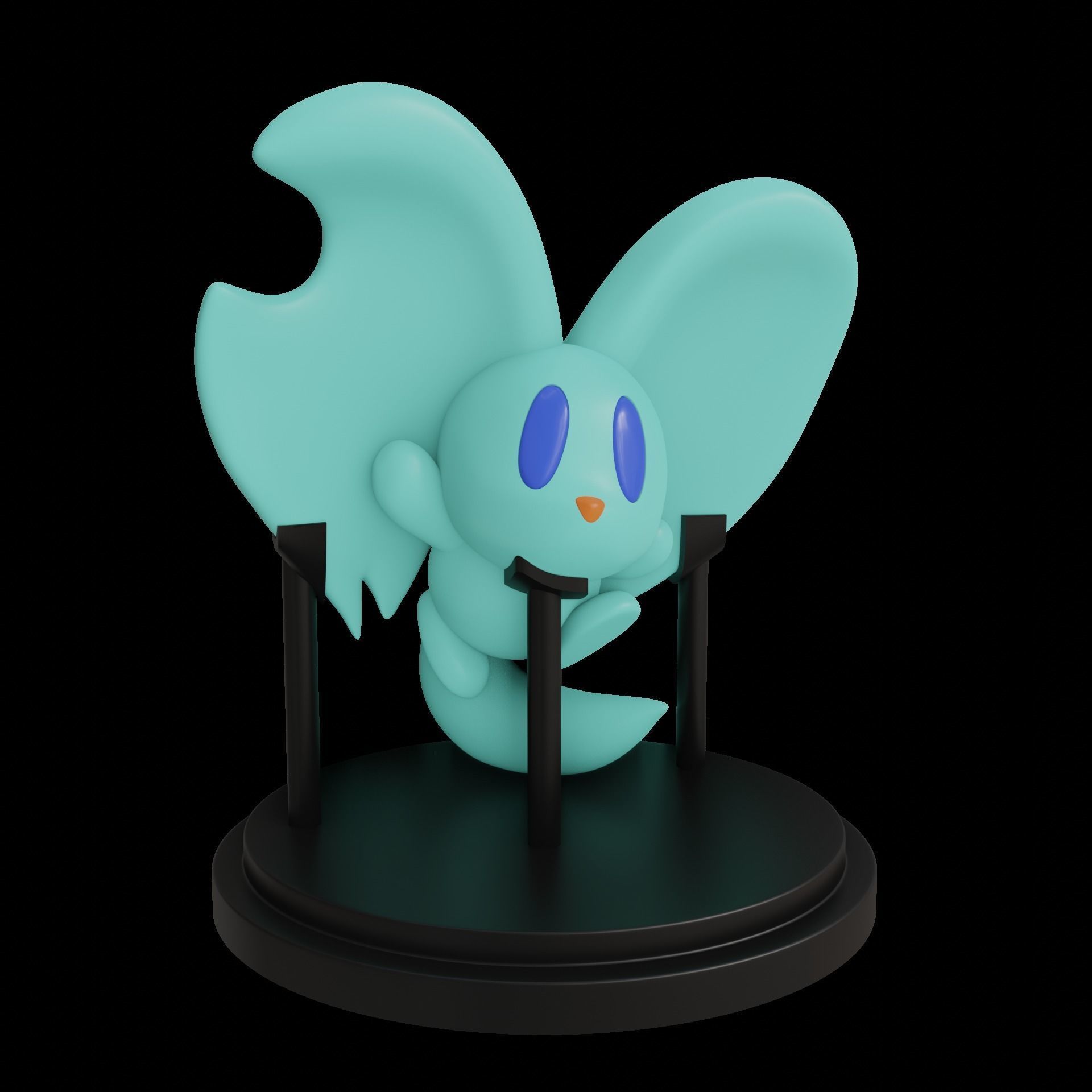 Kirby Elfilin Figurine Miniature Kirby and the Forgotten Land 3D model ...