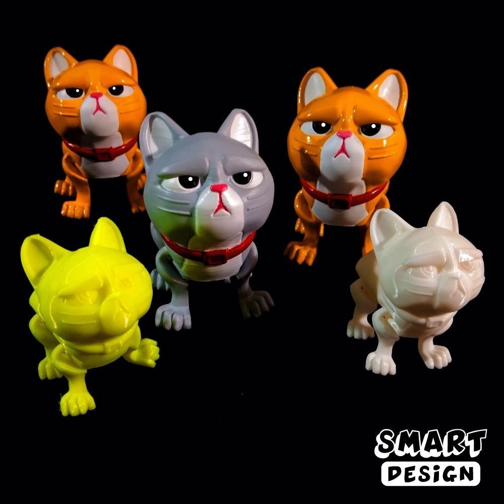 ANGRY CAT 3D model 3D printable | CGTrader