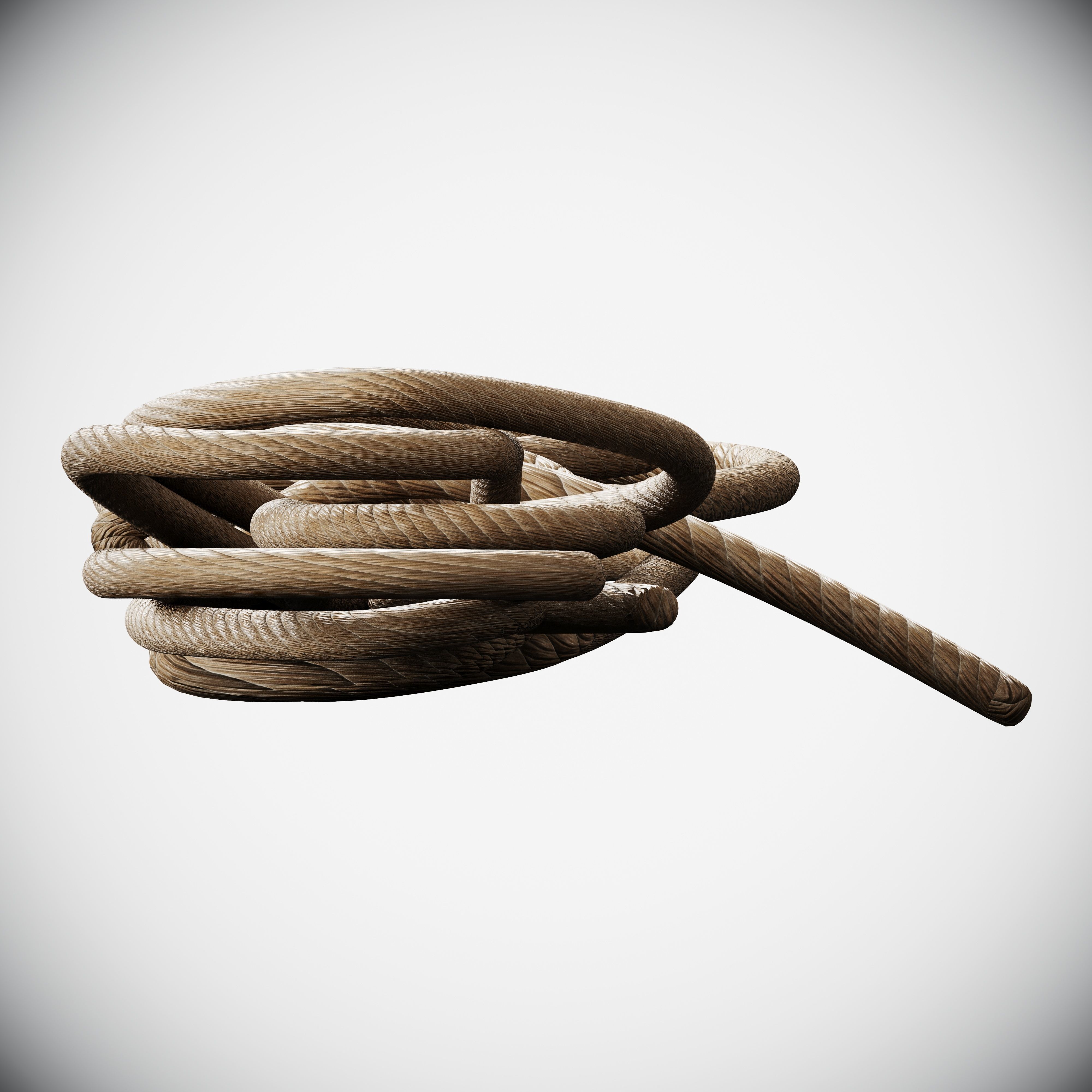 3D model Rope 3d model VR / AR / low-poly | CGTrader
