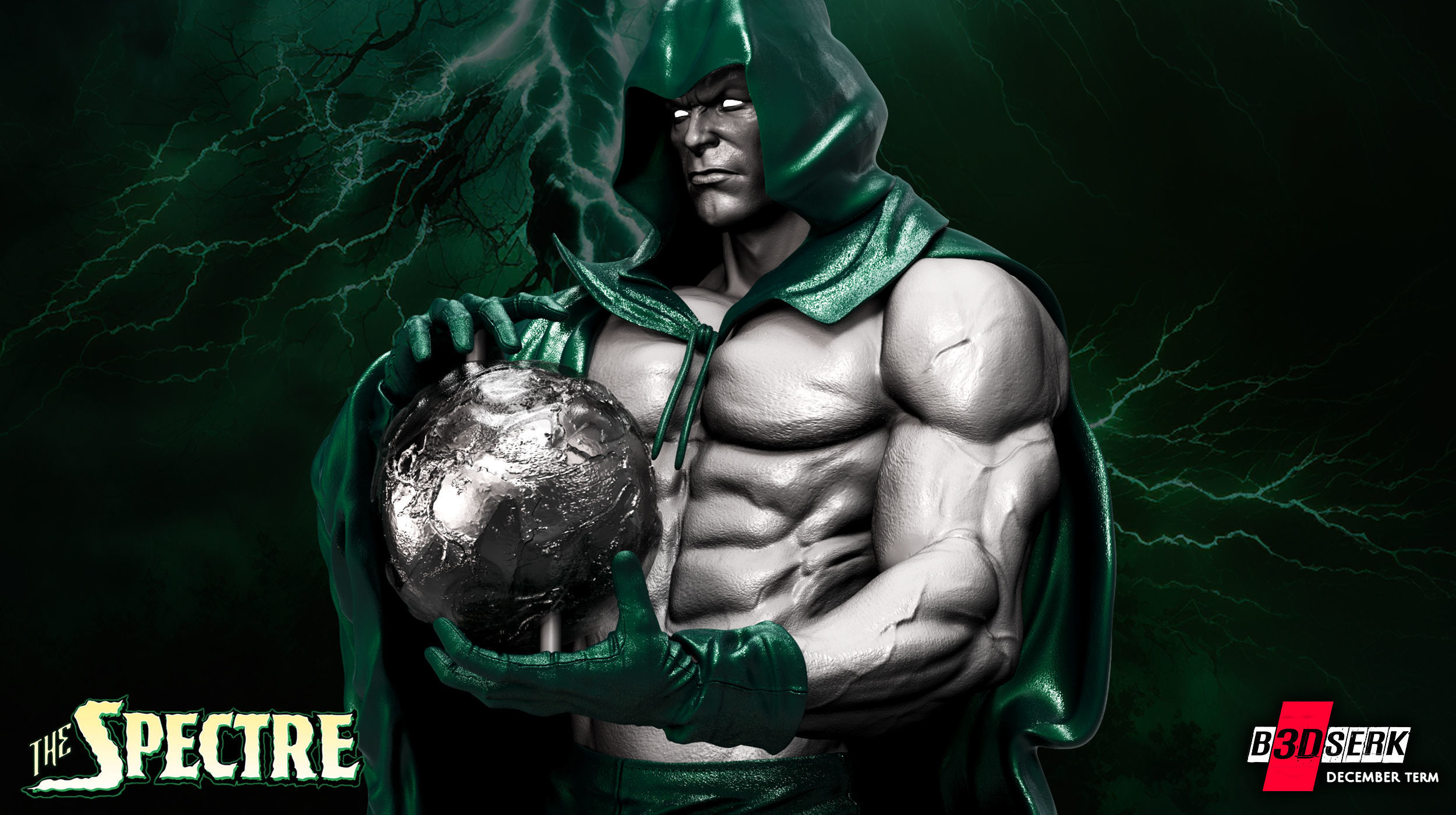 B3DSERK December term 2022 The Spectre Bust 3D model 3D printable ...