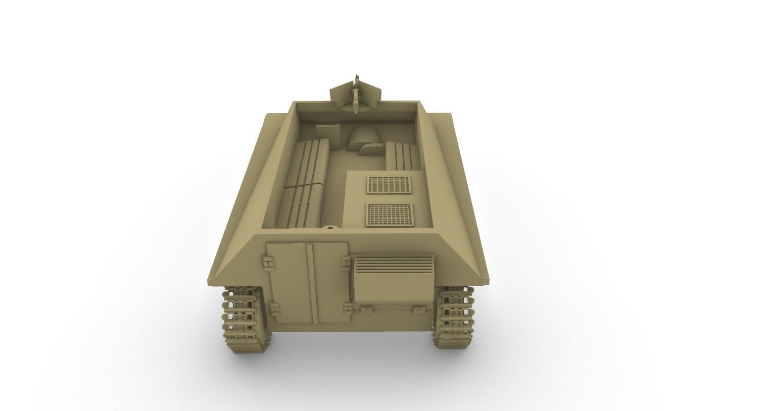 KATZCHEN GERMAN APC BASED IN PANZER 38t COMPLETE ESCALE MODEL 3D model ...