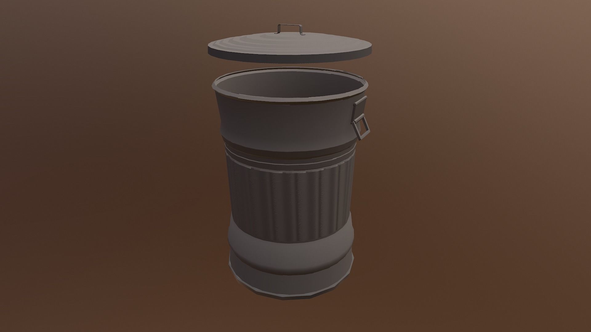 Cartoon Trash Can free VR / AR / low-poly 3D model | CGTrader