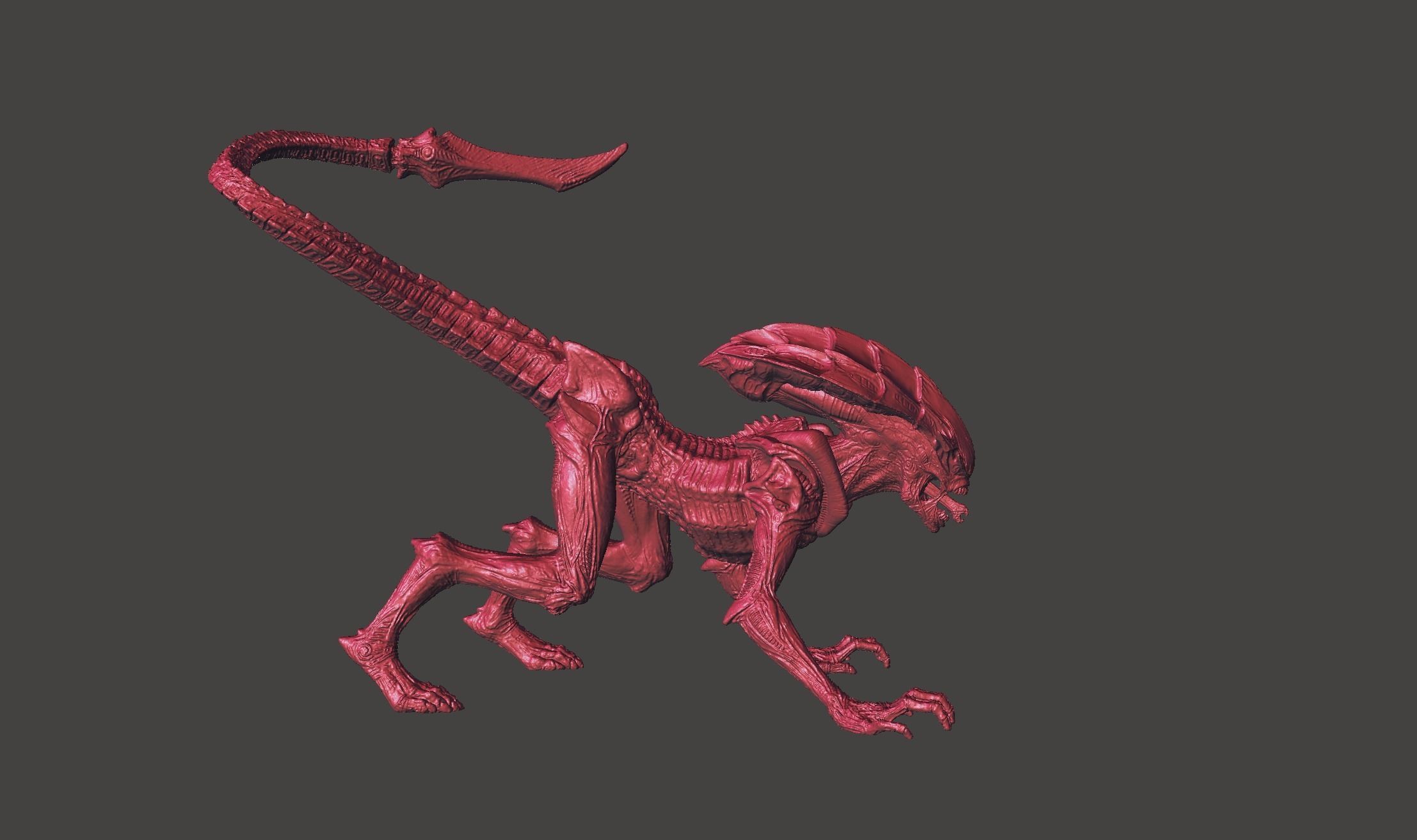 Aliens Fireteam Elite PROWLER XENOMORPH Ultra high detailed STL 3D ...