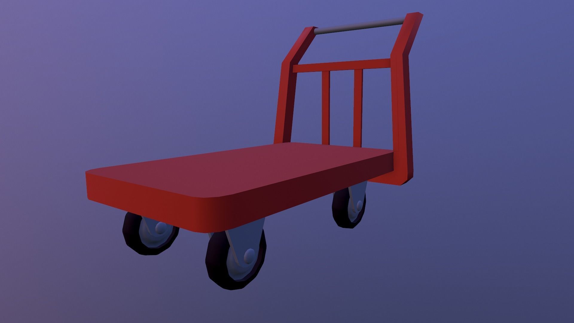 3D model Cartoon Trolley VR / AR / low-poly | CGTrader