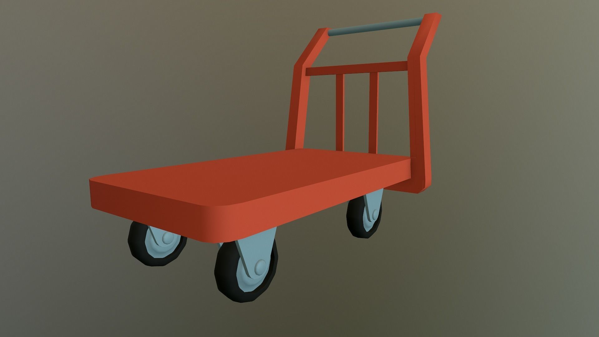 3D model Cartoon Trolley VR / AR / low-poly | CGTrader