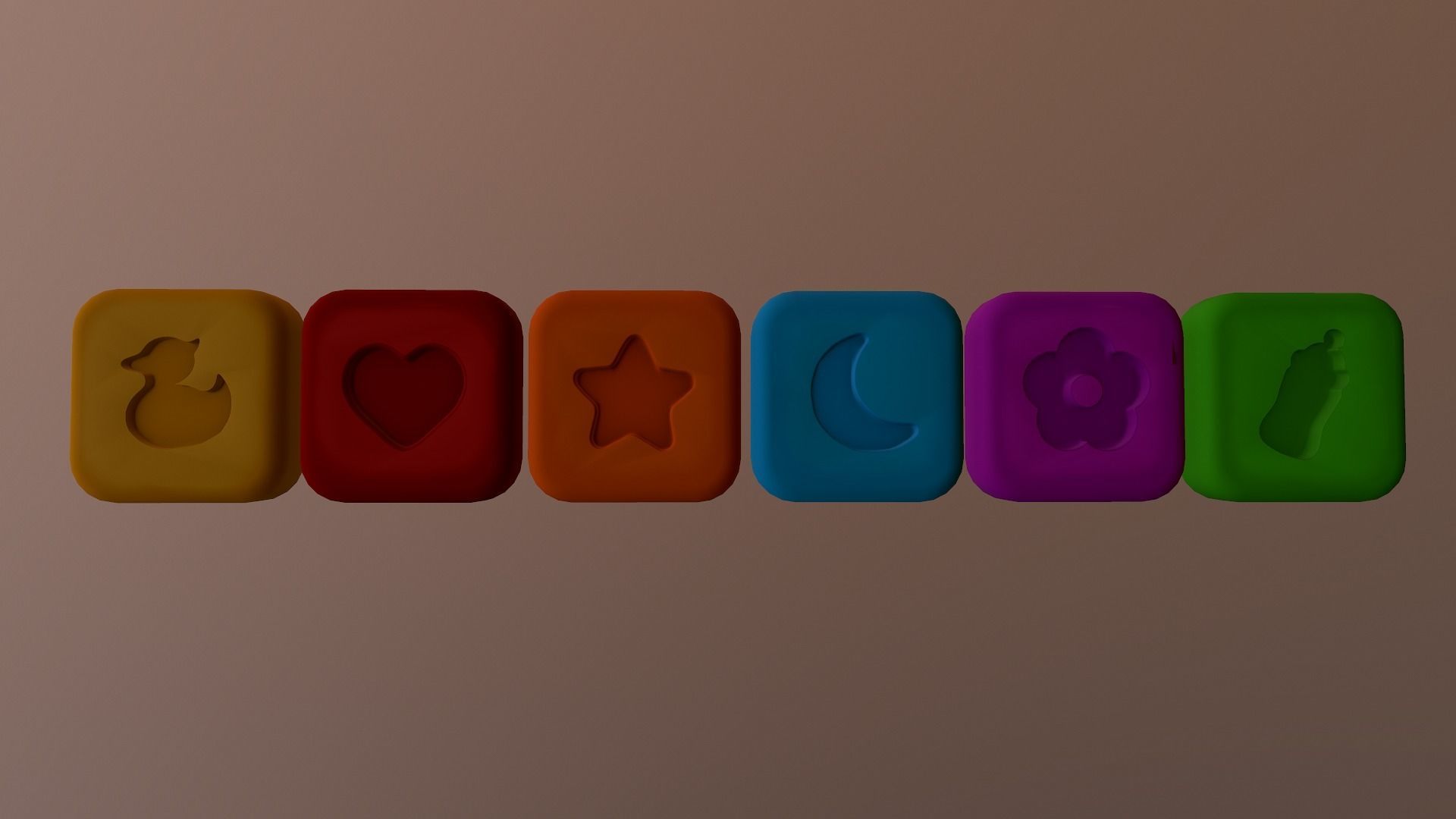 3D model Shape Icons VR / AR / low-poly | CGTrader