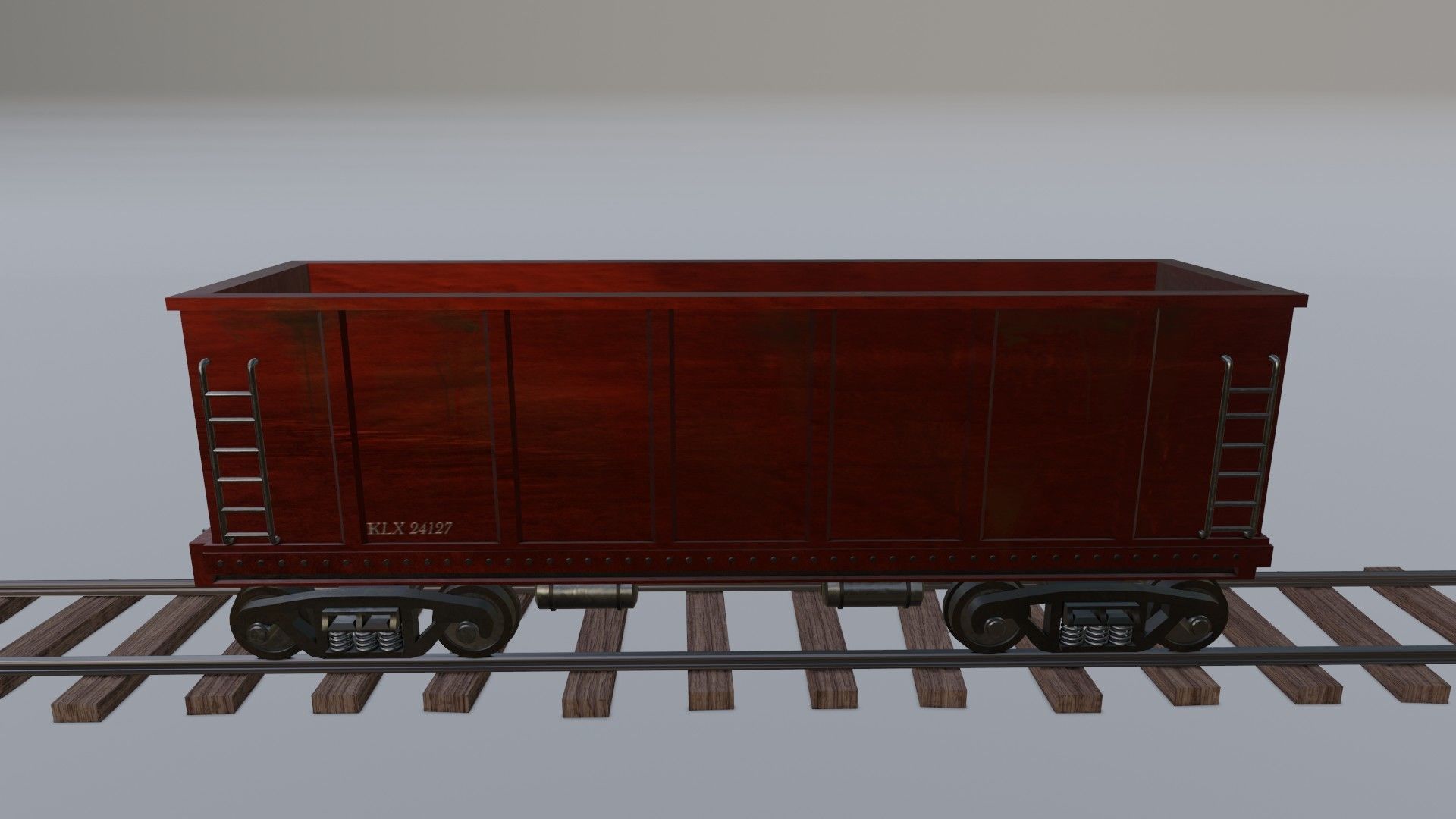Steam Train 3D model animated rigged | CGTrader
