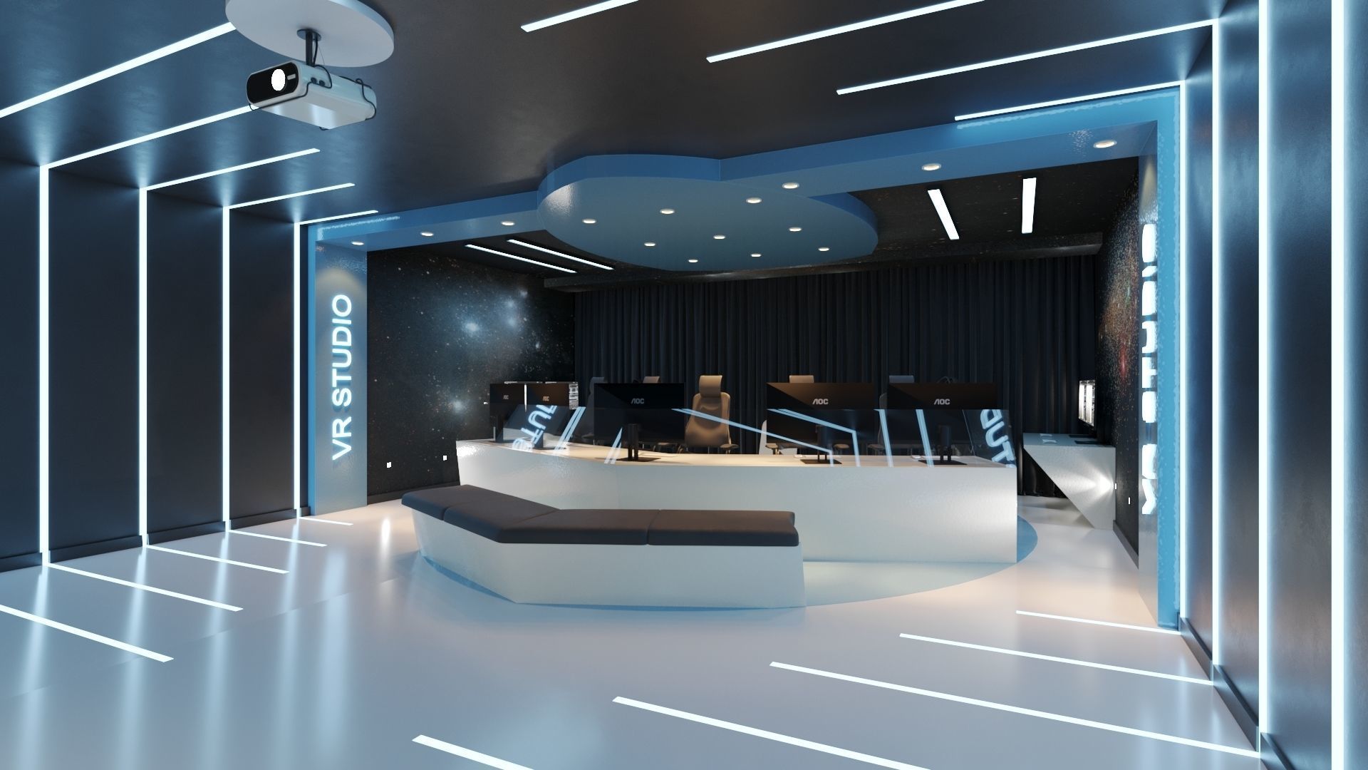 3D model VR STUDIO VR / AR / low-poly | CGTrader