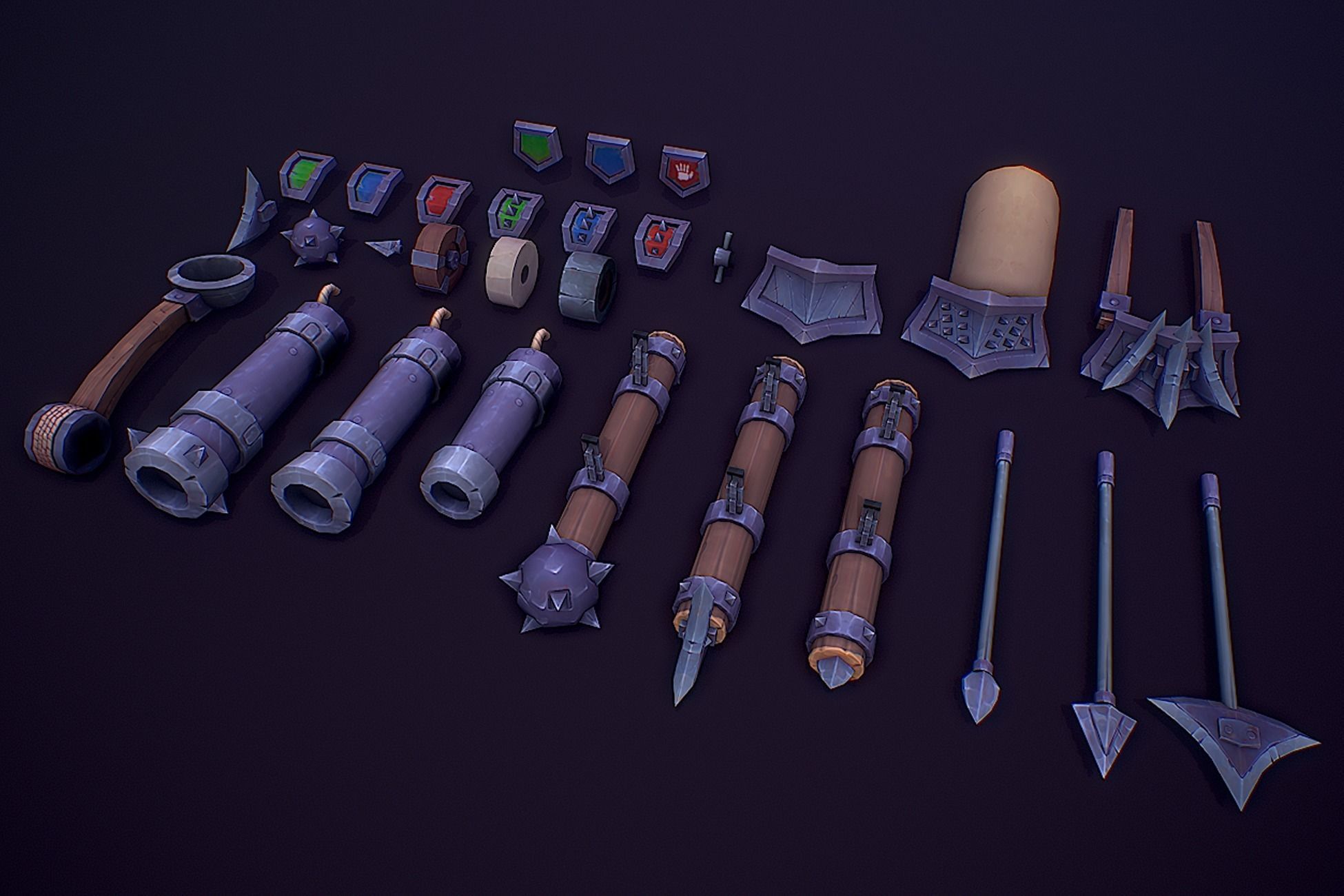 3D model Stylized War Machines VR / AR / low-poly | CGTrader