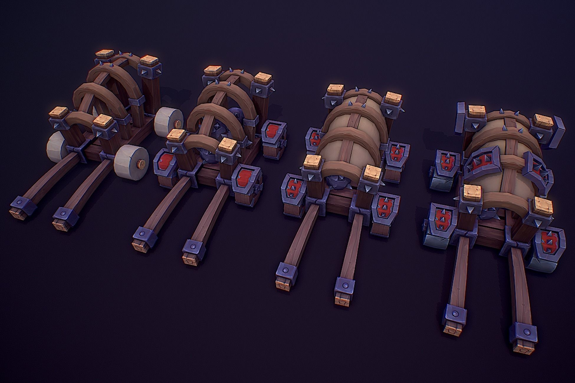 3D model Stylized War Machines VR / AR / low-poly | CGTrader