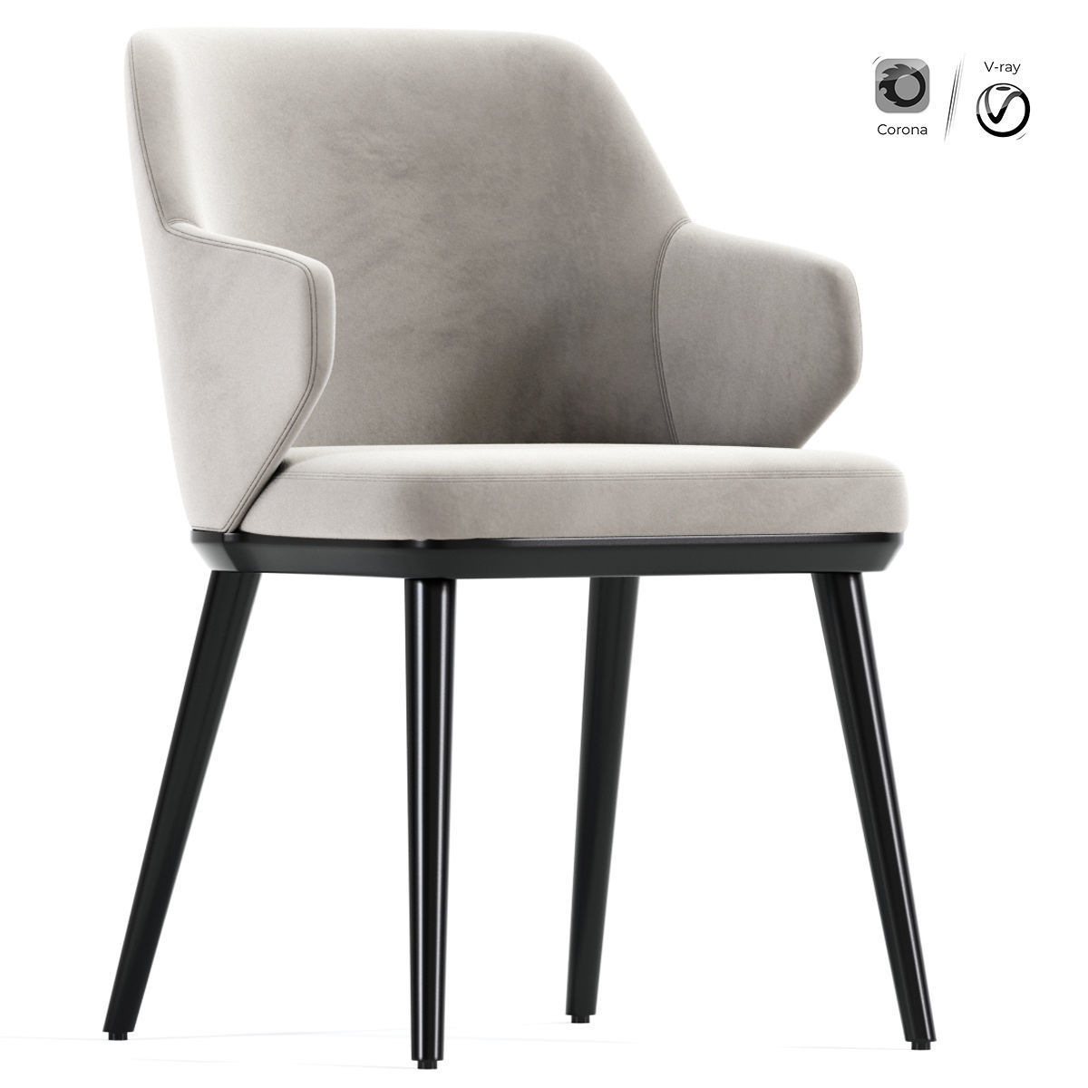 Calligaris Foyer Dining Chairs 3D model | CGTrader