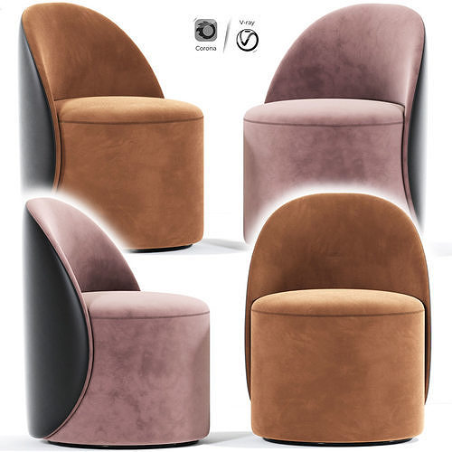 Makeup Stool Dressing Stool Chair 3D model | CGTrader