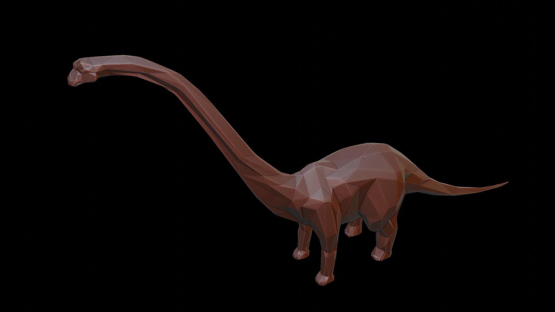 Diplodocus Miniature 3D model 3D printable | CGTrader