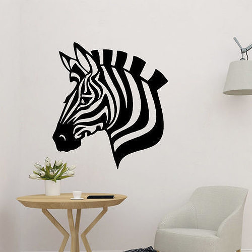 Zebra Head Wall Decor 3D model 3D printable | CGTrader
