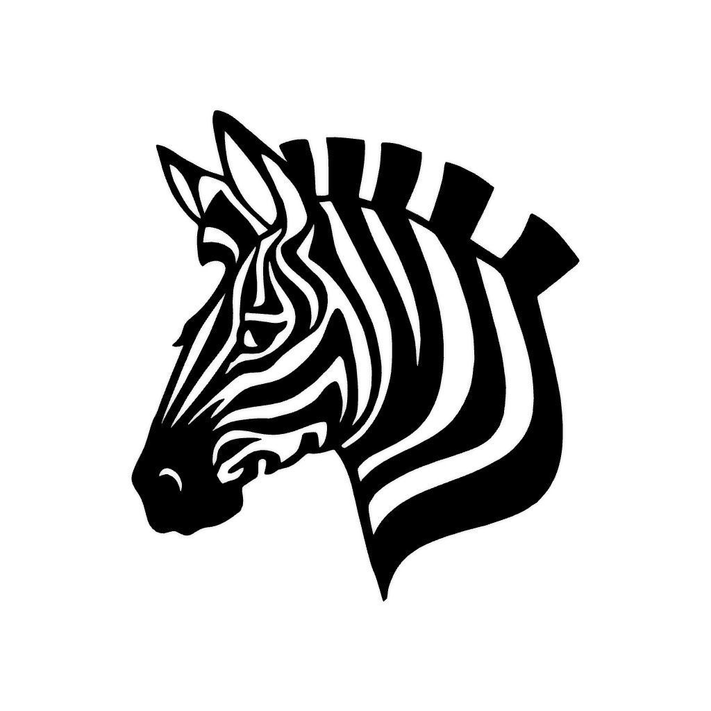 Zebra Head Wall Decor 3D model 3D printable | CGTrader