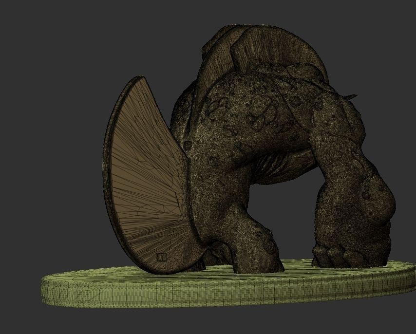 Swampert - Pokemon Concept Fan Art - FBX - OBJ - STL 3D model 3D ...